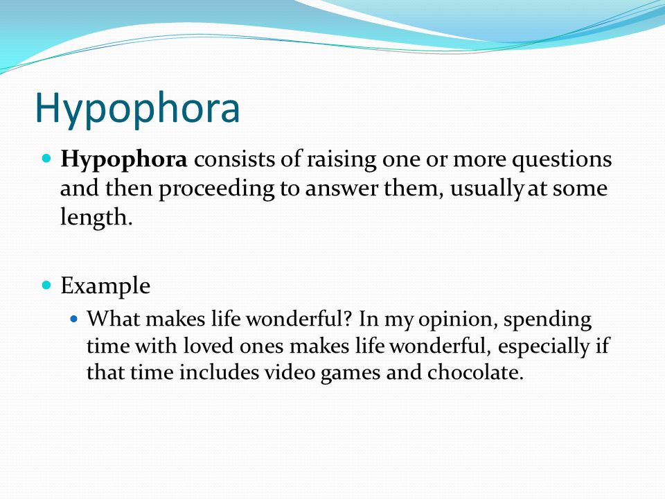 Let’s Stop Using Hypophora (If You’re Not Going to Use it Correctly ...